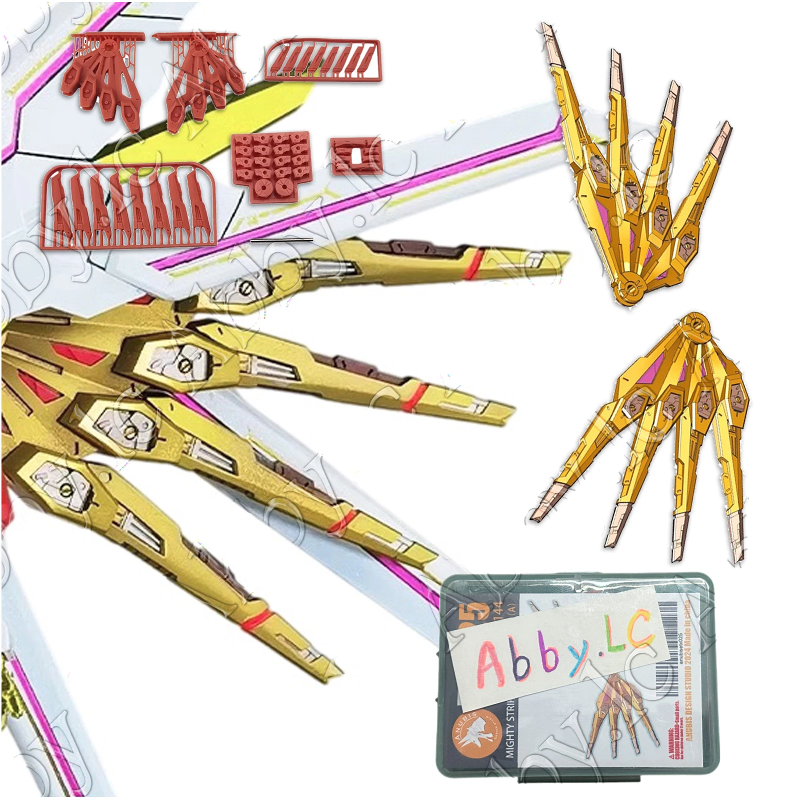 For-HG-1-144-Mighty-Strike-Freedom-Anubis-MDE262S-Proud-Defender ...