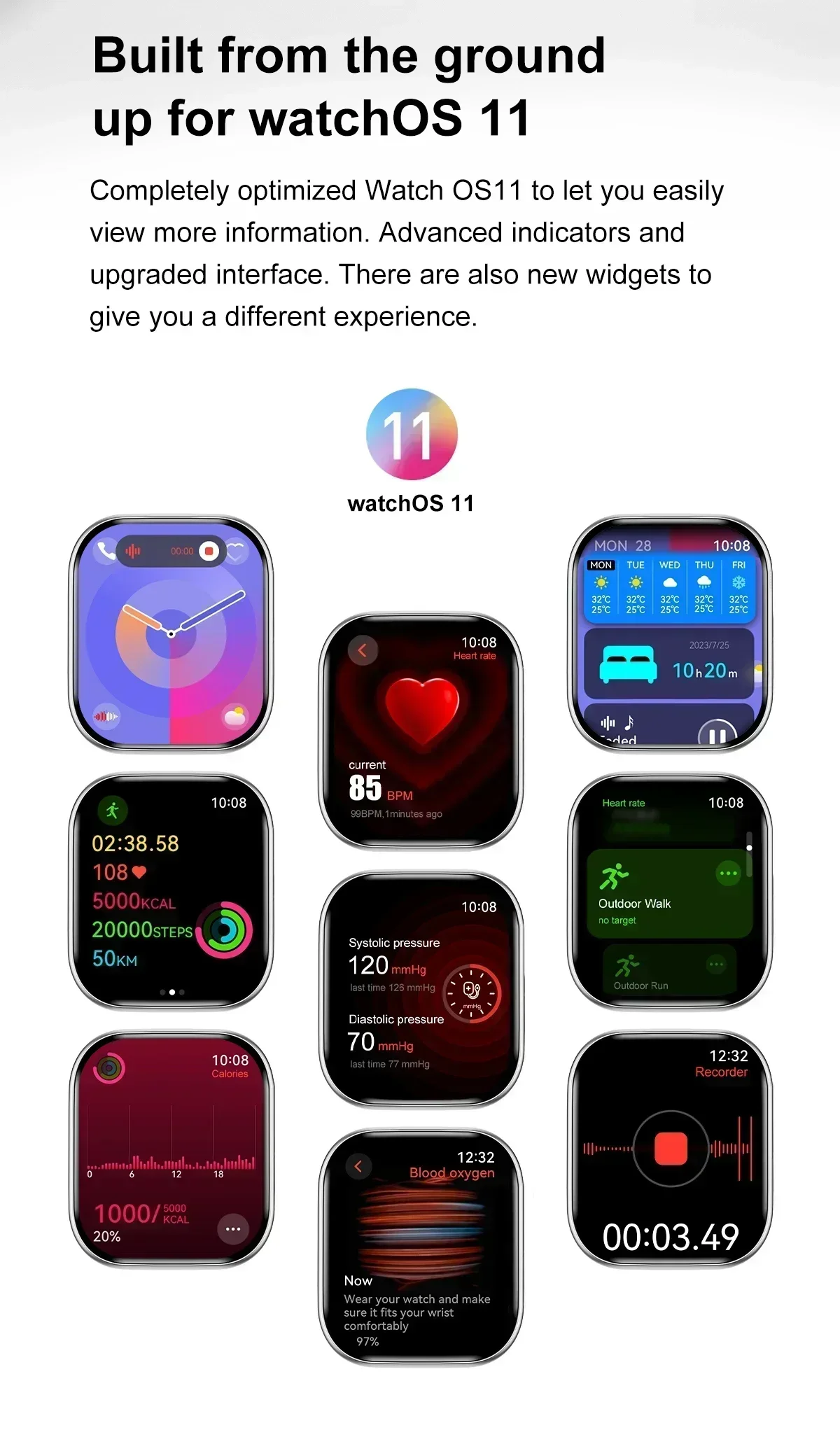 2025 New DT Watch 10 For Apple SmartWatch Men HD AMOLED 16GB Memory ...