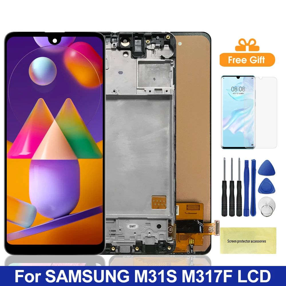 M31S LCD for SAMSUNG Galaxy M31S Lcd Display Touch Screen Digitizer ...