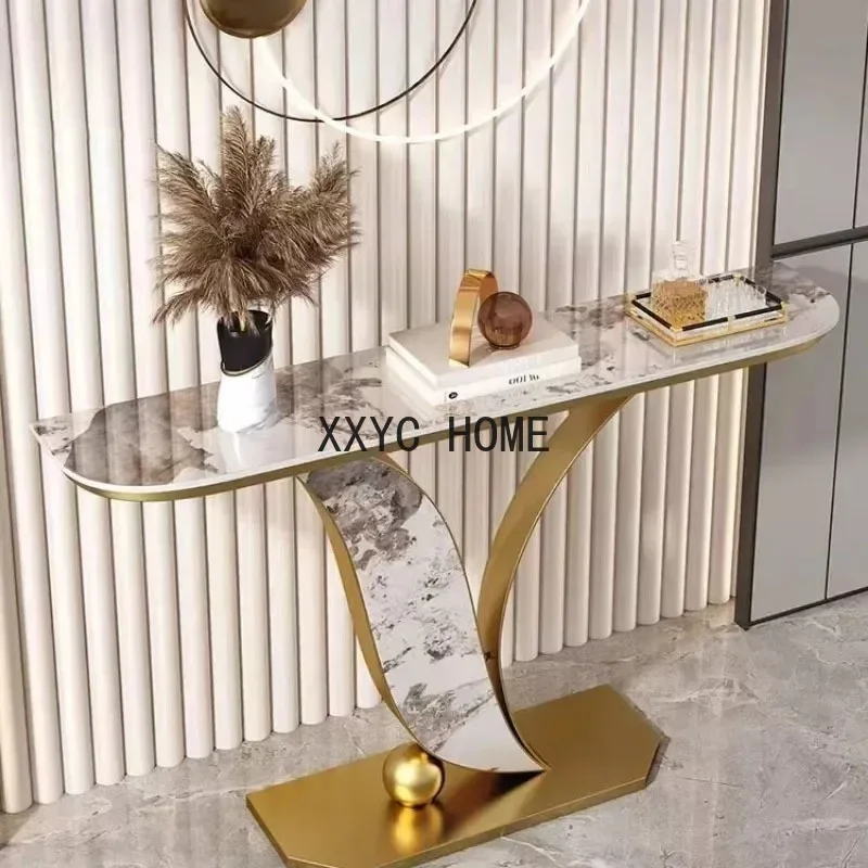 Italian-Minimalist-Slate-Console-Table-Entrance-Living-Room-Furniture ...