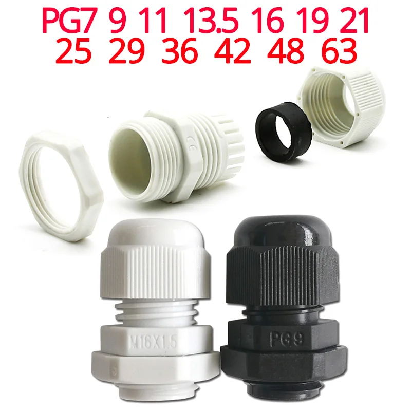 Waterproof-Cable-Gland-PG9-PG11-PG13-5-PG16-PG19-Cable-Sealing-Joint ...