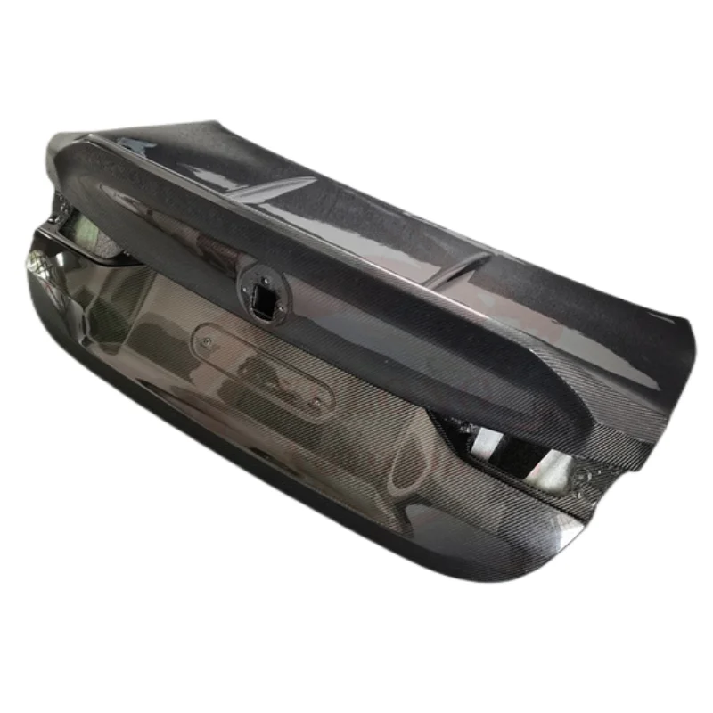 Black carbon car trunk lid for BMW G80 G82 M3 M4 carbon fiber trunk lid