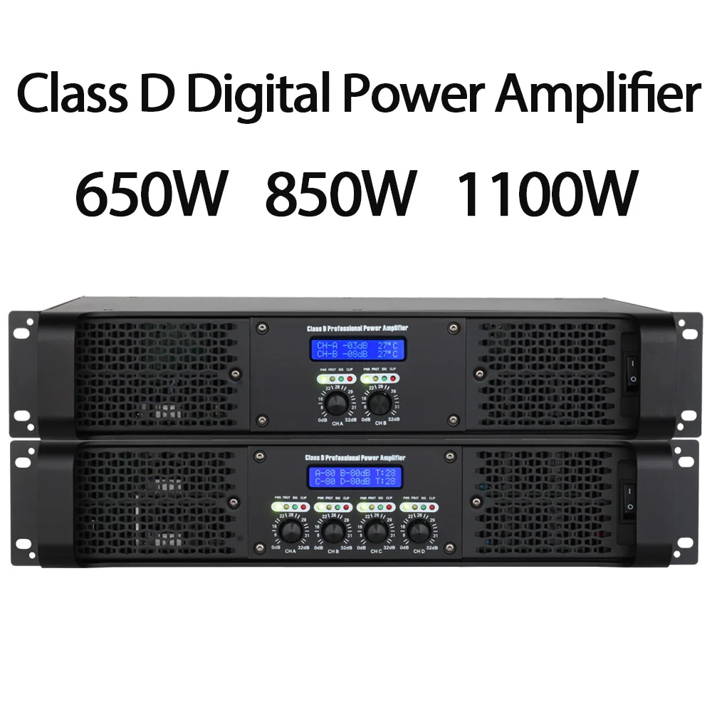 Professional-Class-D-digital-power-amplifier-650W-850W-1100W-suitable ...