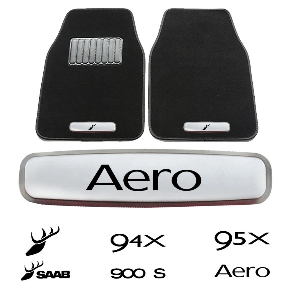 Car Carpet Emblems For Saab Hirsch 91 93 94 95 99 900 S 9000 Hirsch 93X ...