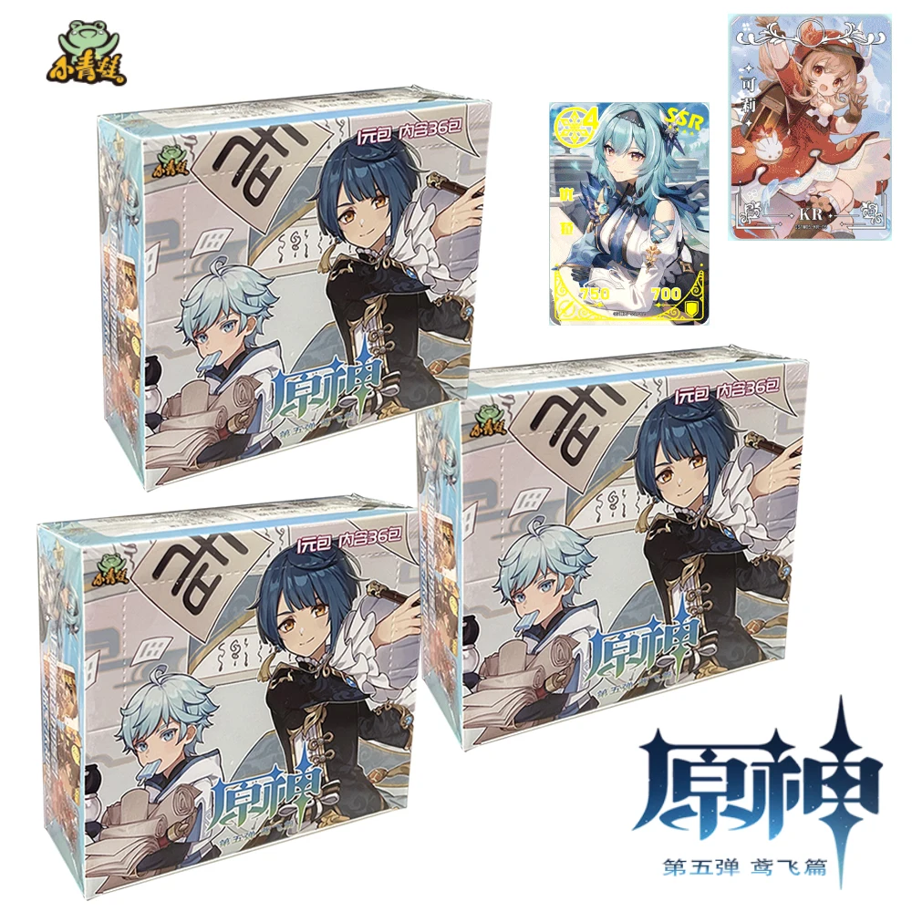 Newest-Genshin-impact-Card-Anime-TCG-Collection-GS1M05-Booster-Box-SR ...