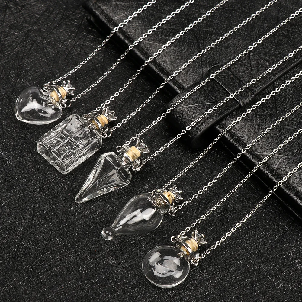 Collar-con-colgante-de-aceite-esencial-esmaltado-colgante-de-Perfume ...