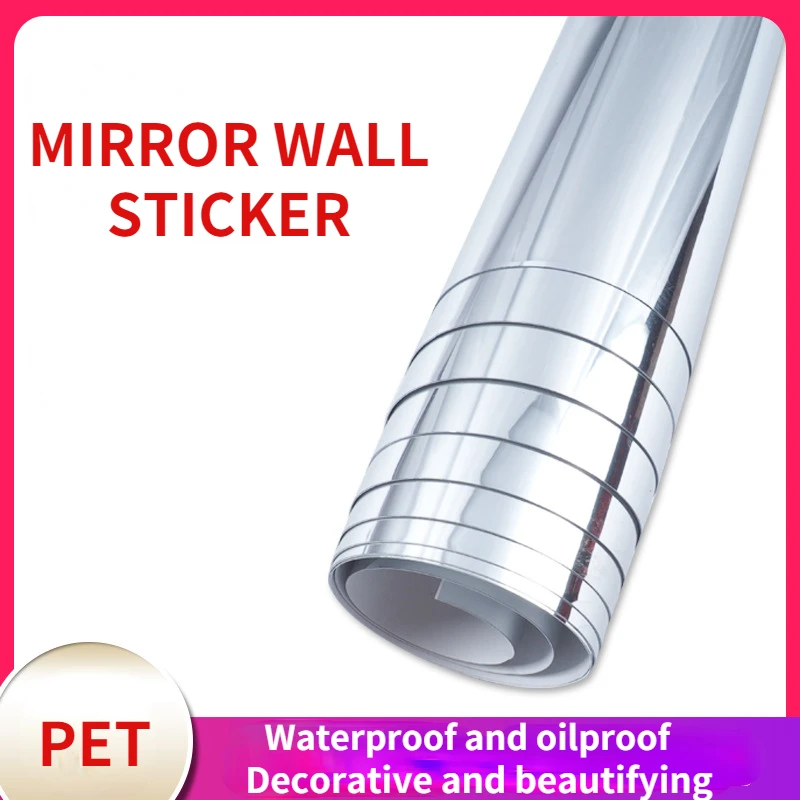 Roll-DIY-Mirror-Wall-Stickers-Soft-Mirror-Wall-Stickers-Bathroom ...