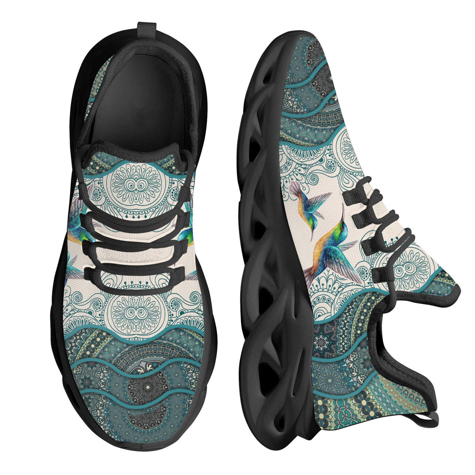 INSTANTARTS-Fashion-Mesh-Swing-Sneakers-Hummingbird-Bohemian-Mandala ...