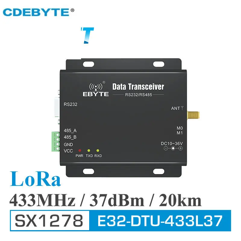 Lora Sx1278 433mhz Long Range 5w Transceiver Receiver 37dbm 20km ...