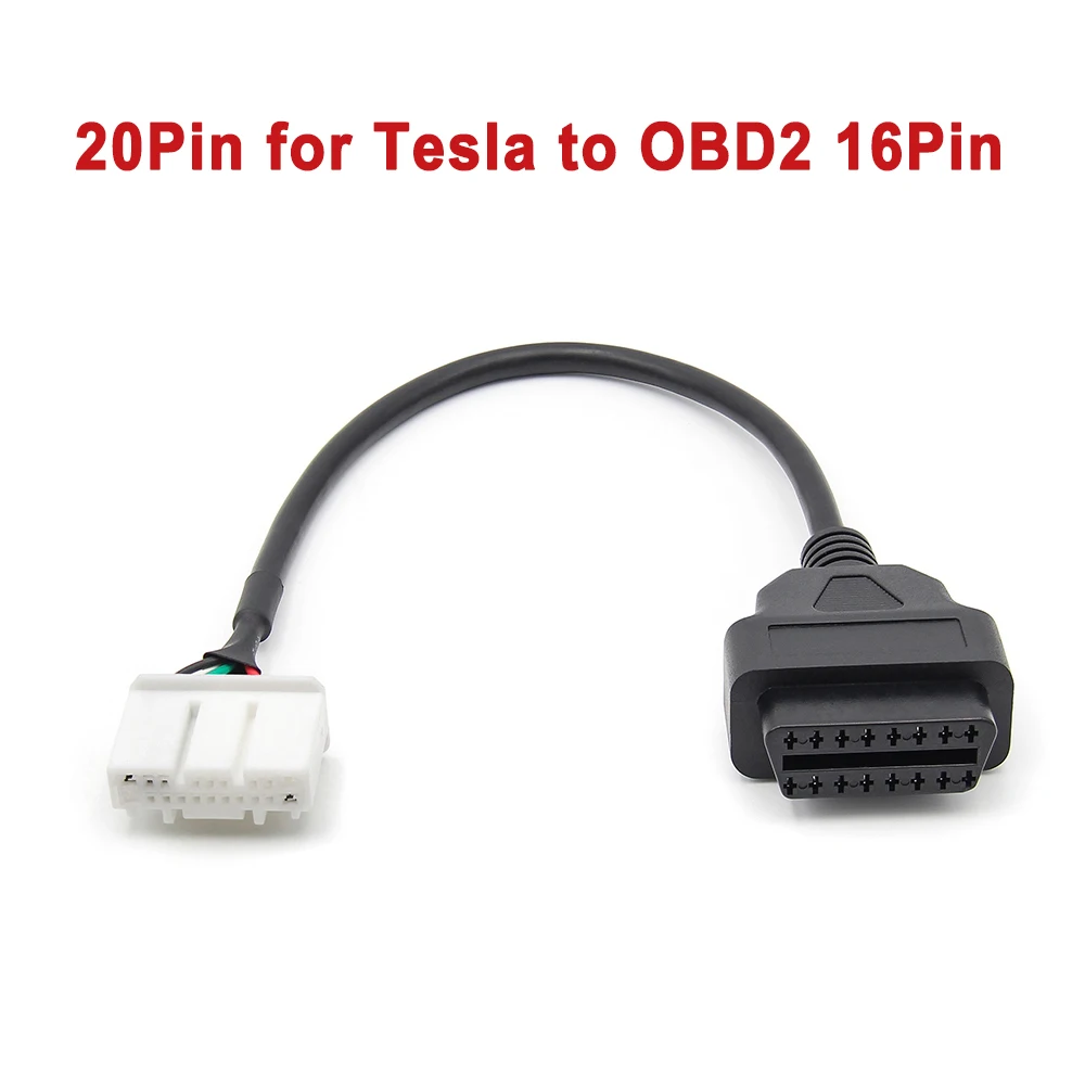 OBD2-Connector-for-Tesla-Model-X-S-20Pin-OBD-2-Diagnostic-Car-Tools ...