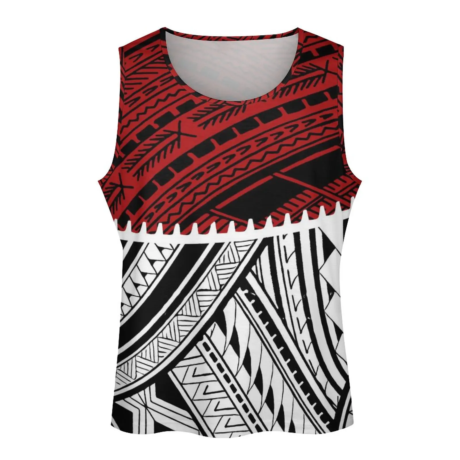 Polynesian Tribal Tank Tops Samoan Men Singlets Island Wear ...