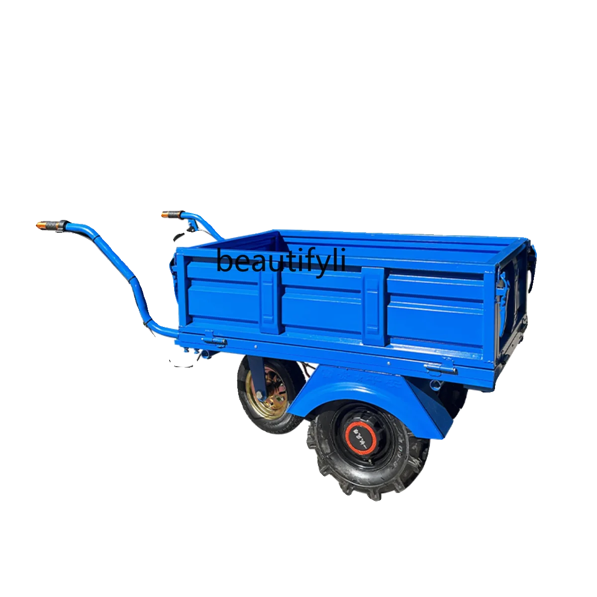 Electric-Single-Wheeled-Cart-Agricultural-Tricycle-Trolley-with-Bucket ...