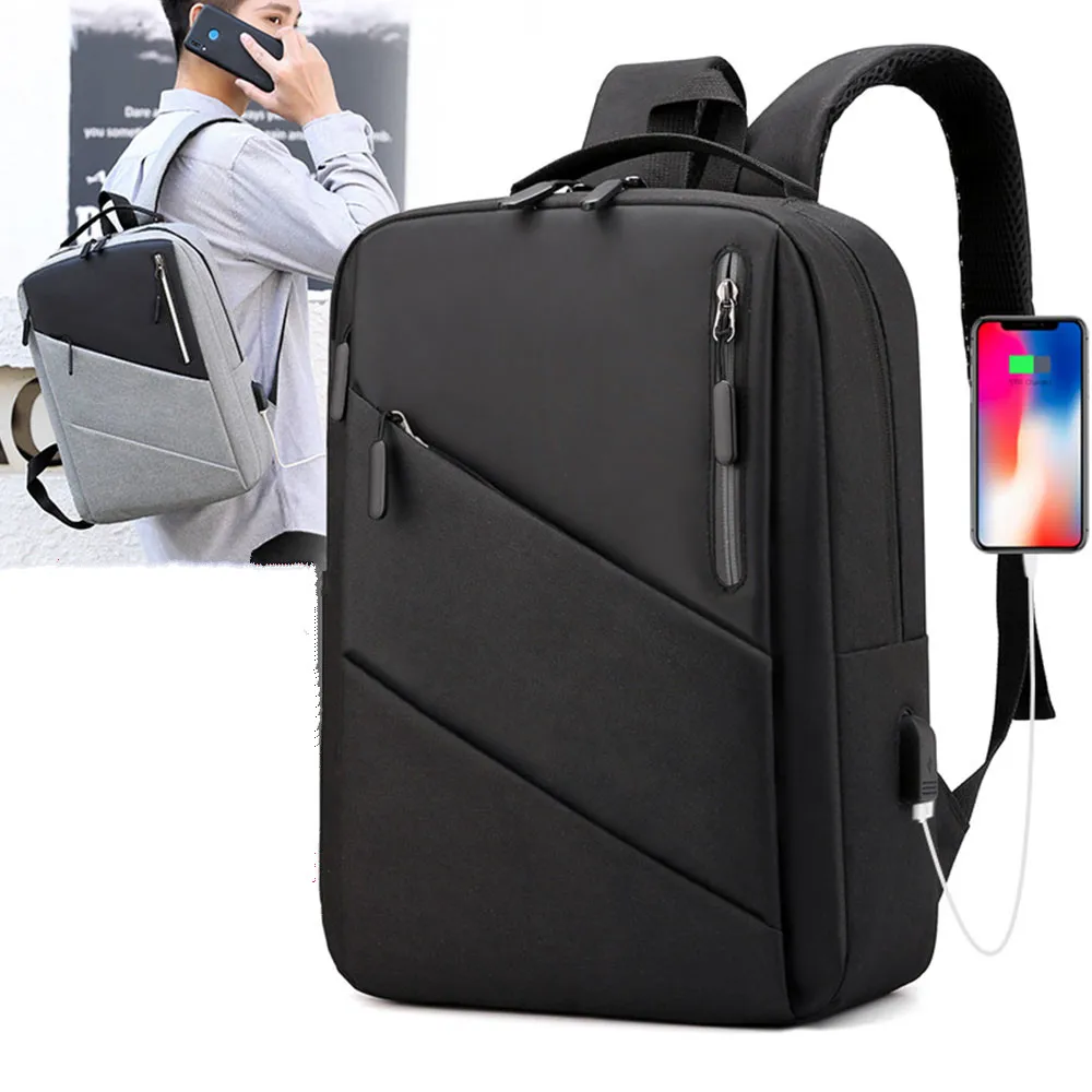 Men Business Backpack Usb Charging Traveling Backpack Multifunction Men ...