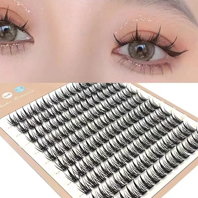 Individual-Eyelash-Clusters-Russia-Volume-Mink-Eyelash-Extension ...