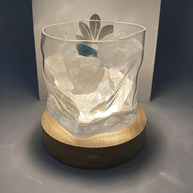 Lighted Bases For Glass