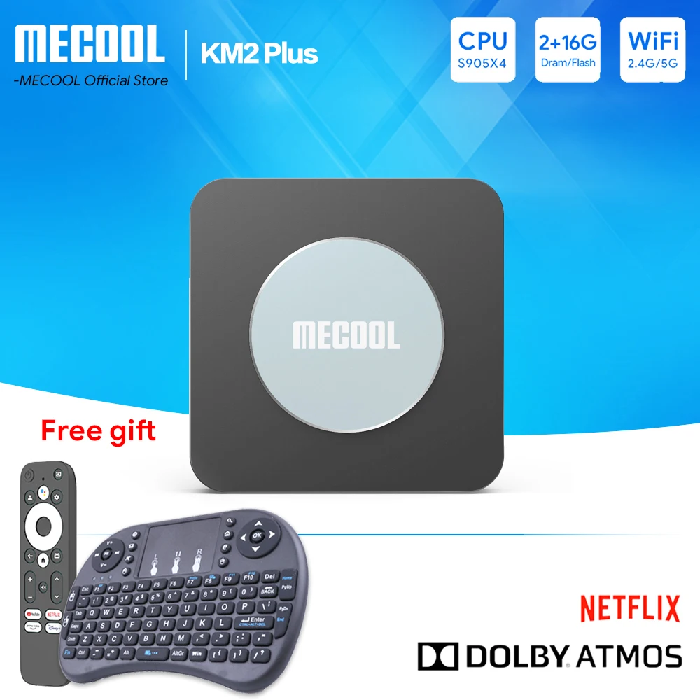 MECOOL-Dispositivo-de-TV-inteligente-KM2-Plus-decodificador-con-Android ...