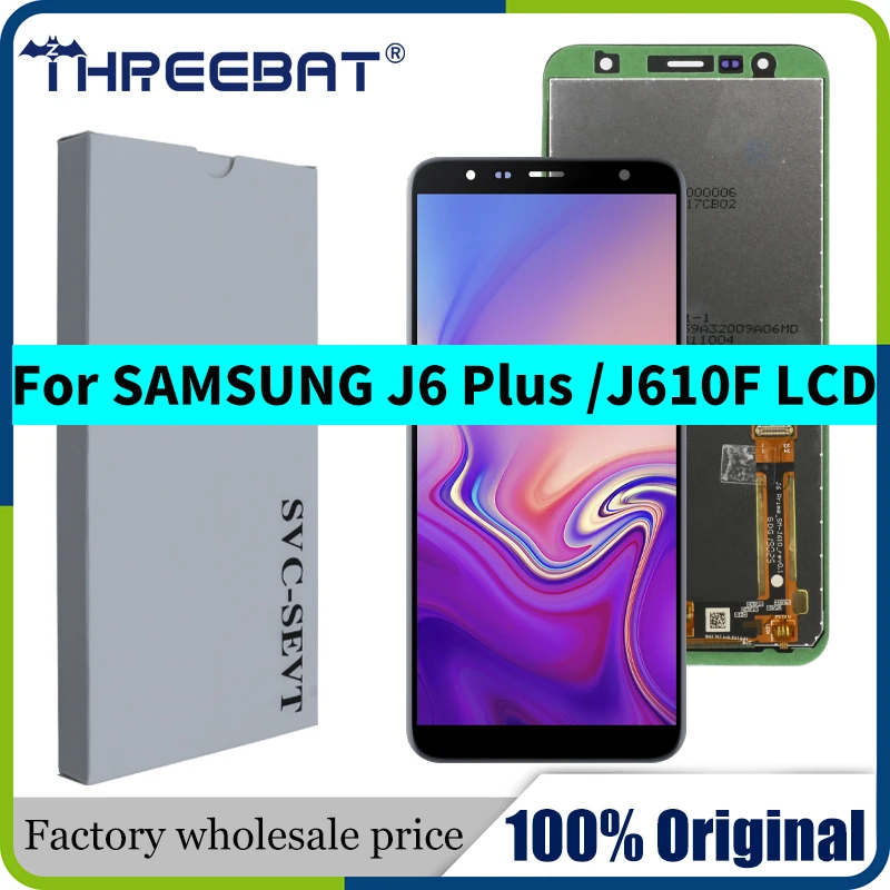 Original 6.0'' LCD For Samsung Galaxy J6 PLUS J610 J610F J610FN Display ...