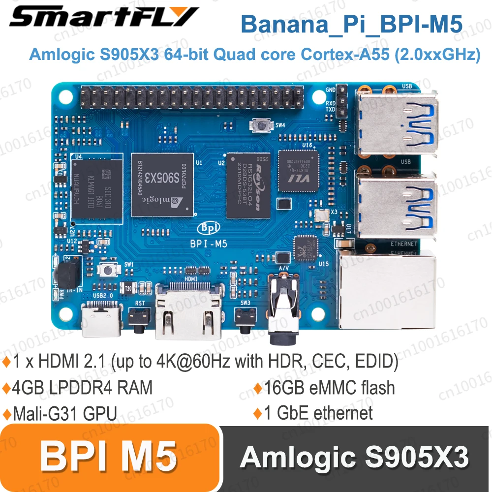Muz-PI-BPI-M5-4GB-LPDDR4-yeni-nesil-tek-kart-bilgisayar-Amlogic-S905X3 ...