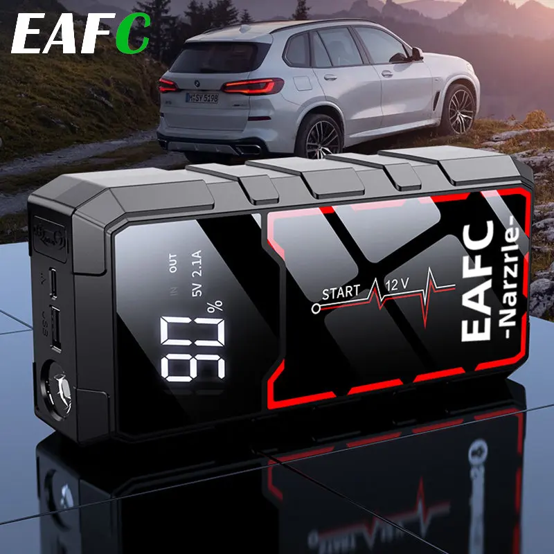 EAFC Car Jump Starter Power Bank 600A Car Battery Charger Auto Emergency Booster Starting Device ...