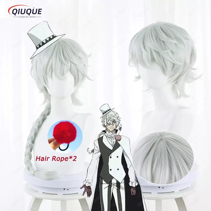 New! Nikolai Gogol Cosplay Wig Anime Bungo Stray Dogs Season 4 Long ...