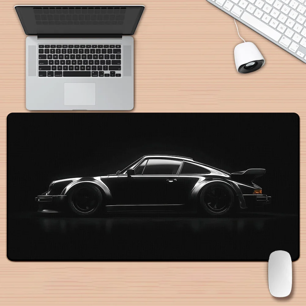 1pc Black Car HD Printed Pad for Desk, Multi Functional XXL Mousepad ...