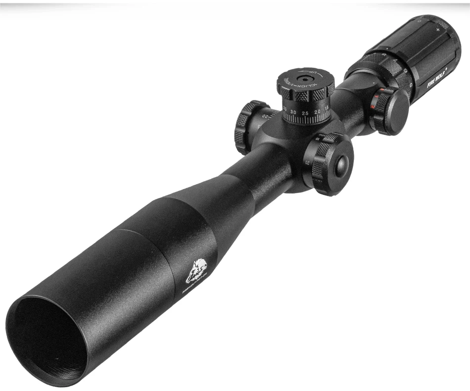 FIRE WOLF 4-14X44 IR Tactical Optical Rifle Sniper Scope Adjustable Red ...