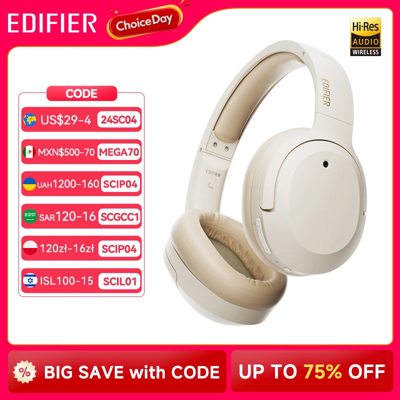 Edifier-W820NB-Plus-Active-Noise-Cancelling-Wireless-Bluetooth ...