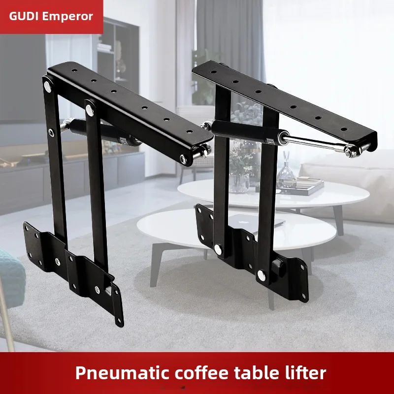Tea-Table-Lift-Foldable-Expandable-Height-Adjustable-Buffer-Support ...
