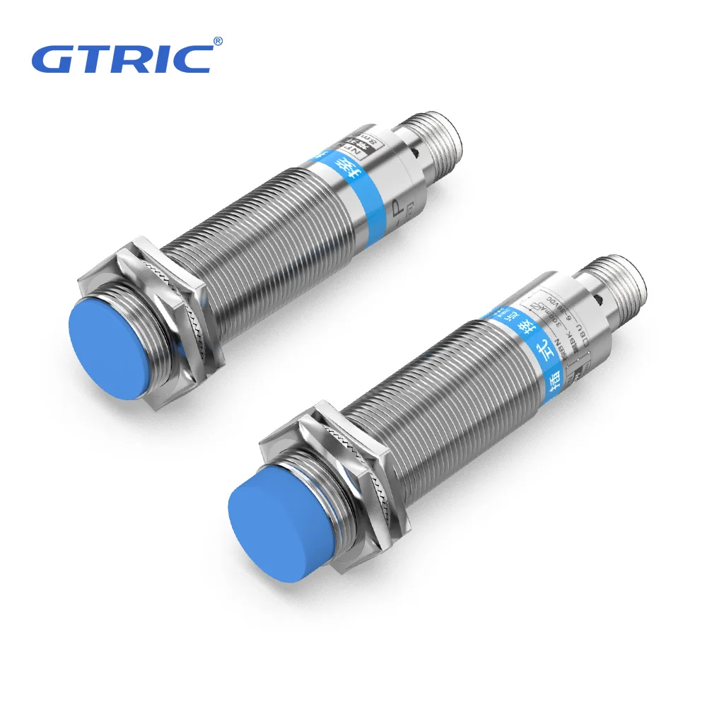 GTRIC-M18-Connector-Inductive-Proximity-Sensor-NPN-PNP-M12-4Pins-Plug ...
