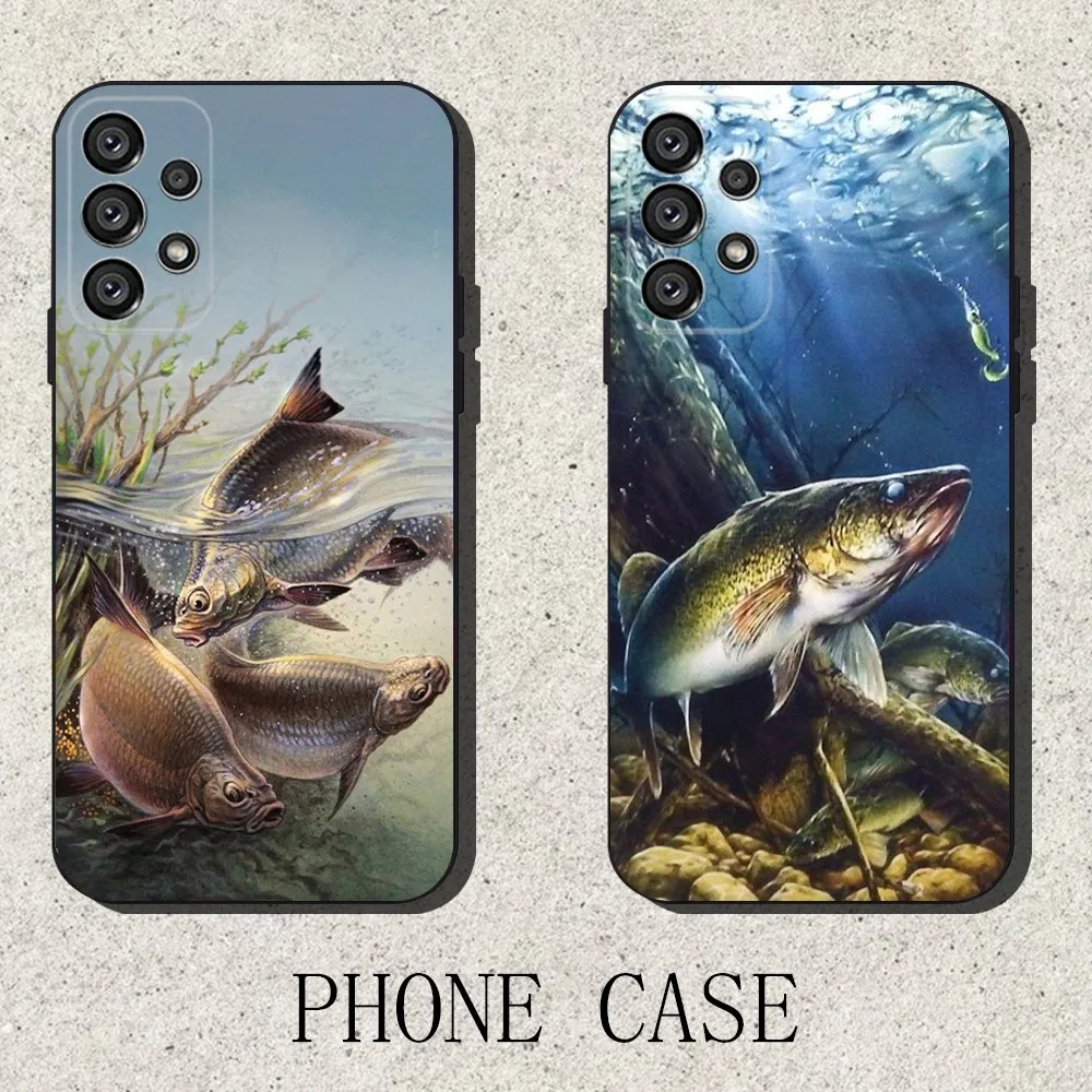 Carp Fishing Fish Phone Case For Samsung S25,S24,S21,S22,S23,S30,Ultra ...