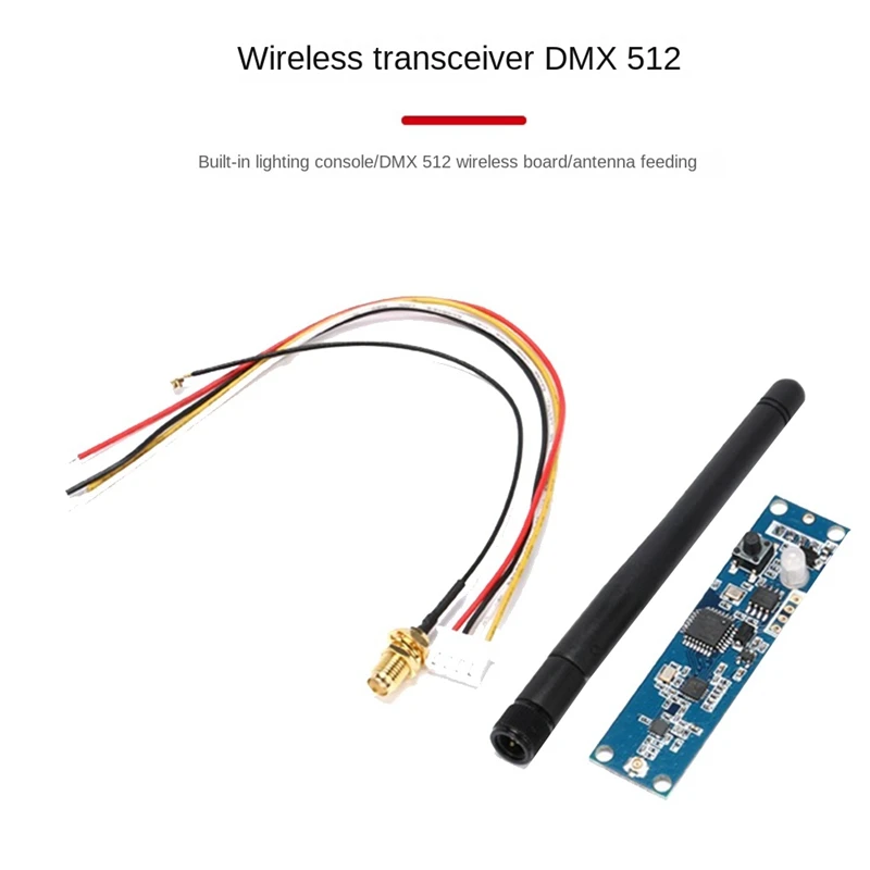 DMX512 2.4G Wireless Transceiver Module 2.4GISM 126 Band 20DBM DMX512 ...