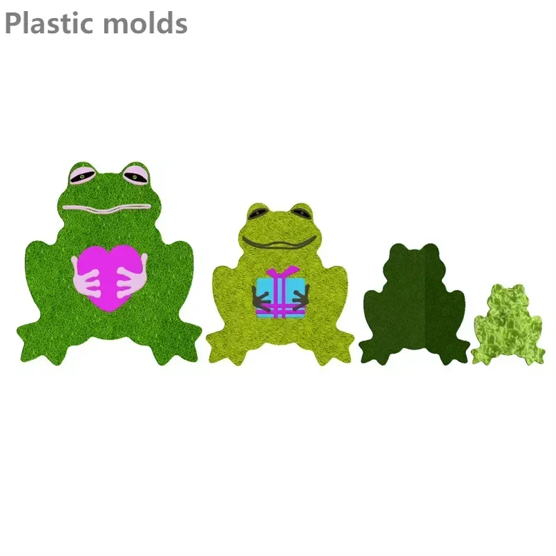 Four Specifications Cartoon Animals Big Frog,Plastic Mold,Cake Fondant ...