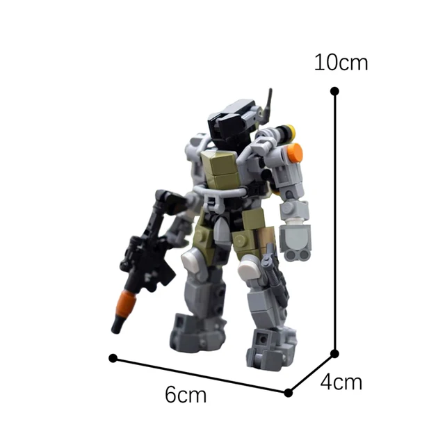 Magic Diligence Divination Mech Suit Witch Action Figure Robot Building ...