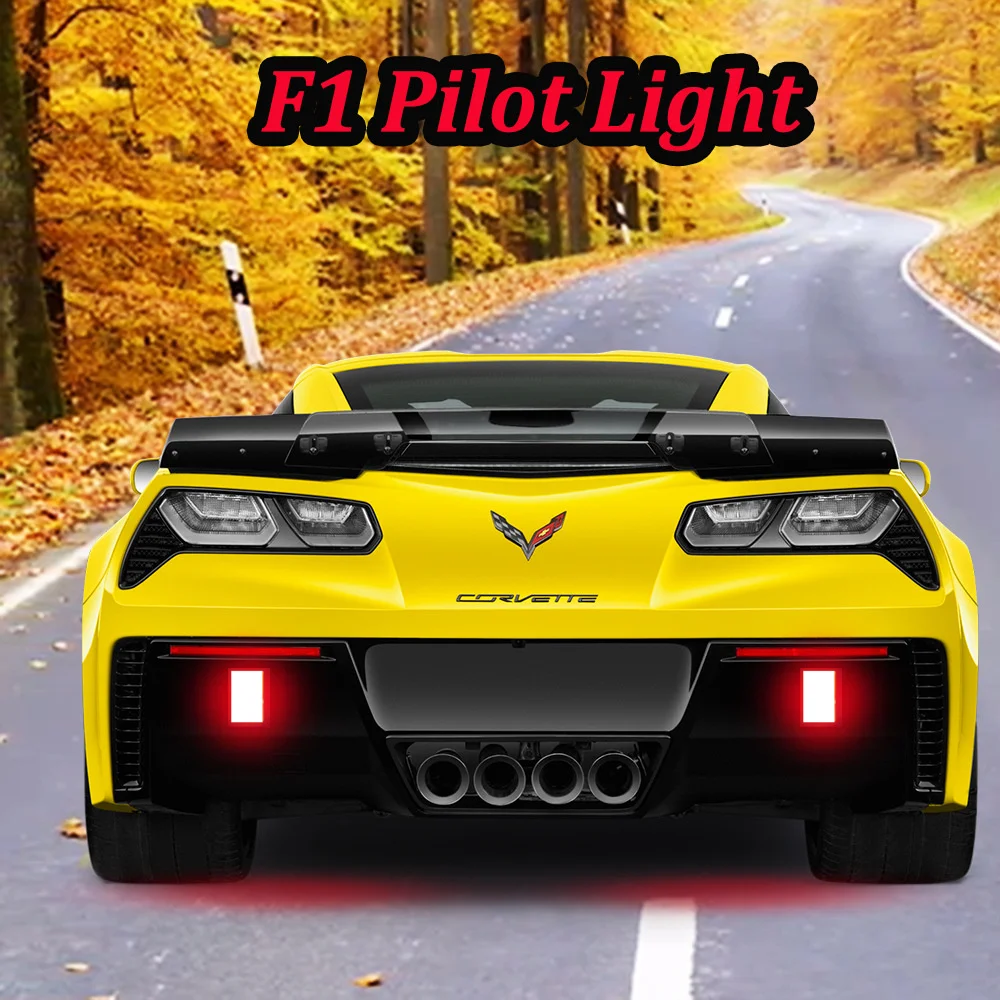 F1-Style-Led-Brake-Pilot-Lights-Universal-Rear-Third-Strobe-Flashing ...