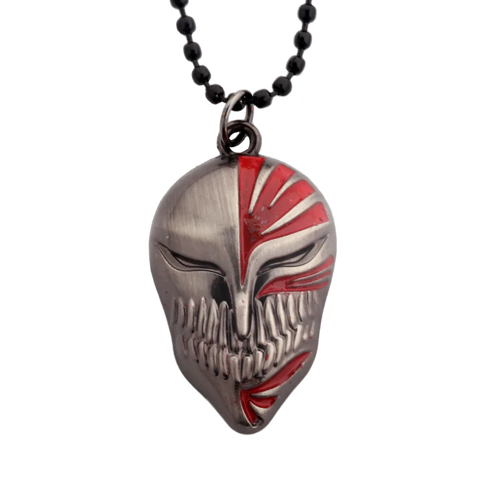 Anime Bleach Kurosaki ichigo Mask Pendant Necklace for Men Women Men ...
