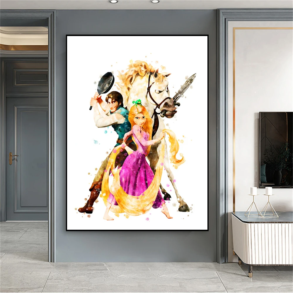 Barbie Rapunzel Wall Painting Offers Discount | www.pinnaxis.com