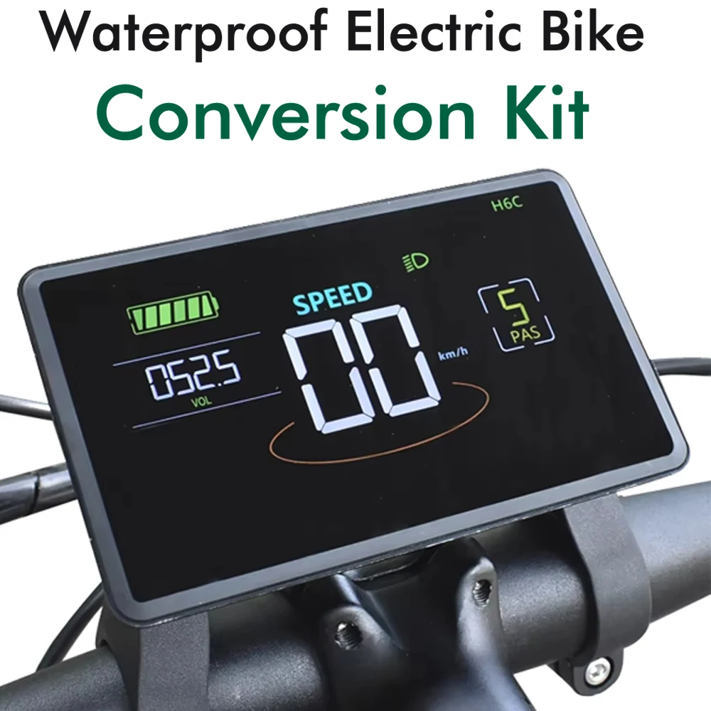UART2 H6C Bicycle Colorful Computer Mountain Bike Large Screen LCd ...