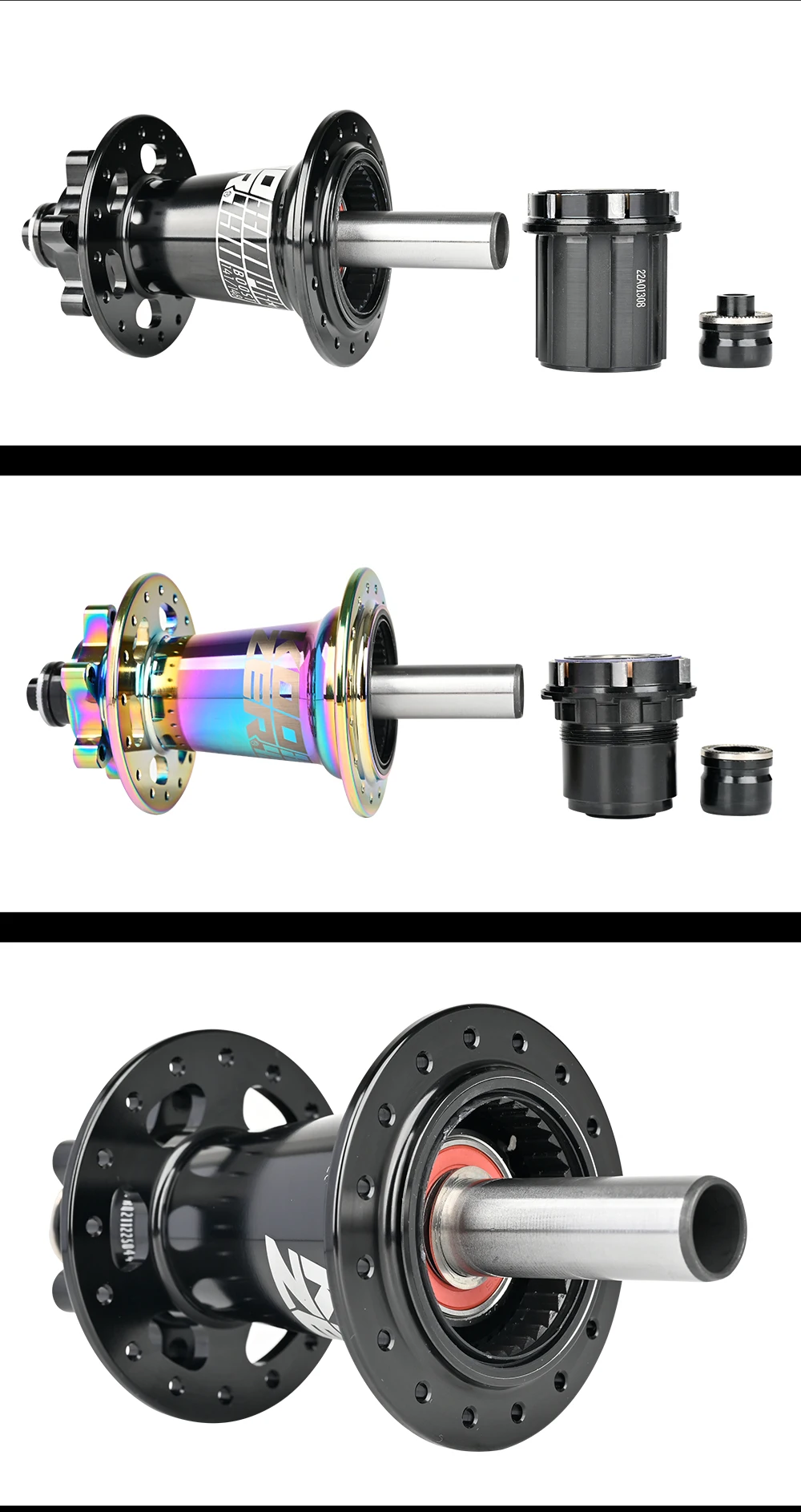 Koozer xm490 pro boost hub 15x110 12x148 mtb boost hub 28/32 buraco ...