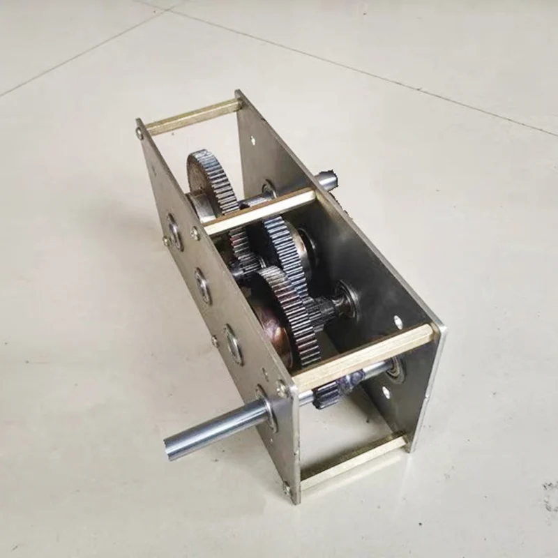 DIY hand-cranked generator speed-up gearbox can be customized wind ...