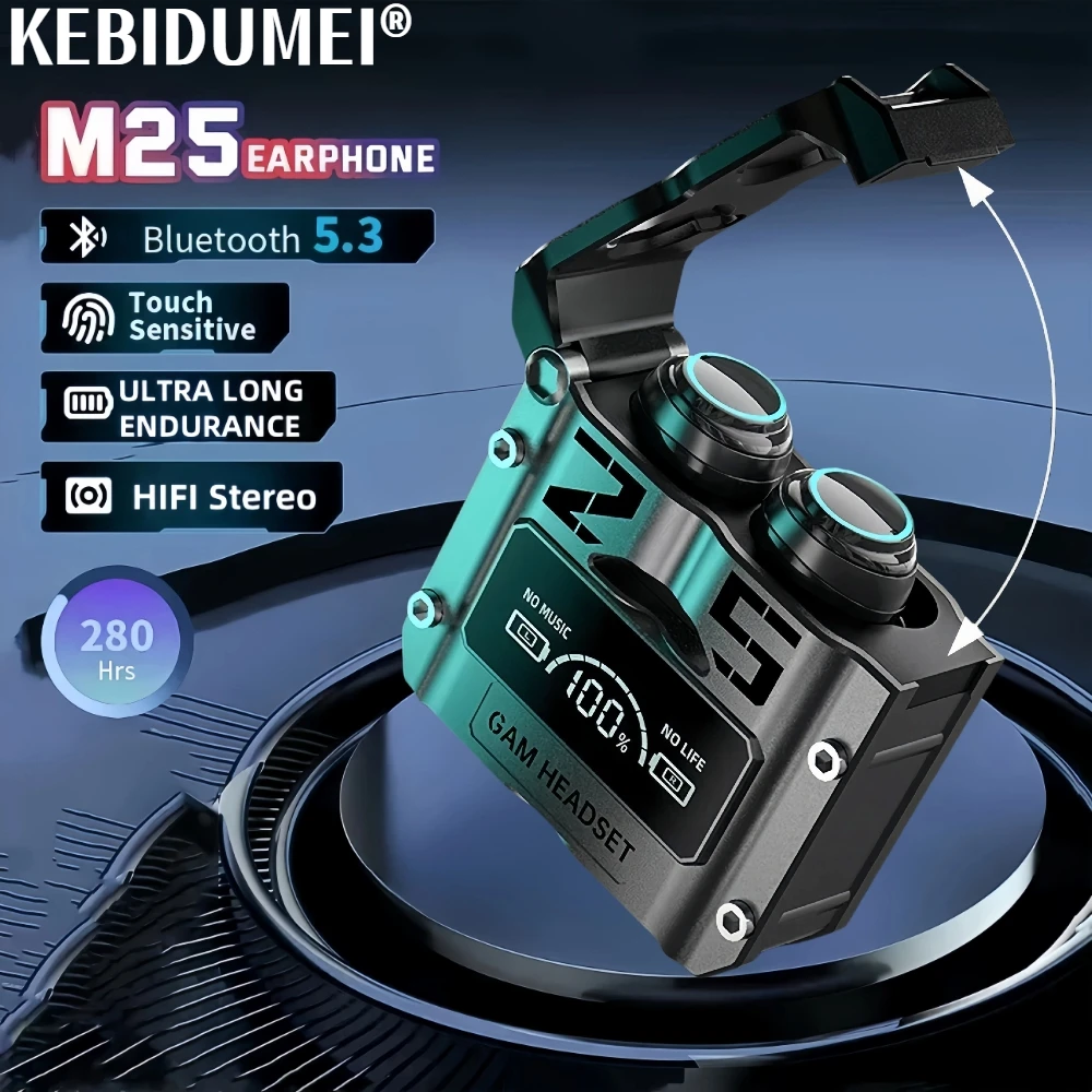 Original-M25-TWS-Wireless-Headphones-Earphones-Bluetooth-5-3-Touch ...