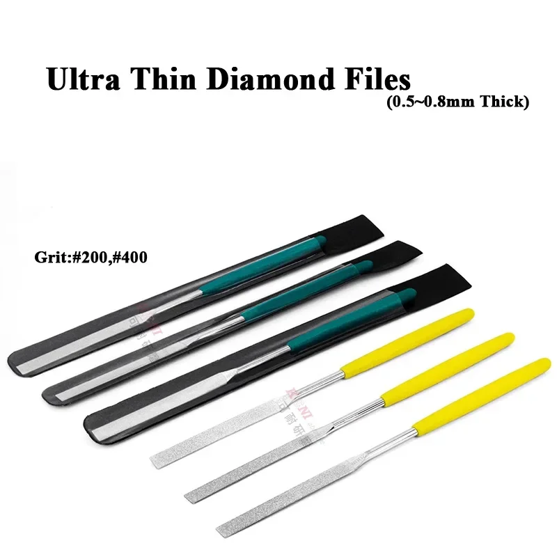 1PCS Ultra-thin diamond flat file 0.5mm/0.8mm thick Die shaping gap ...