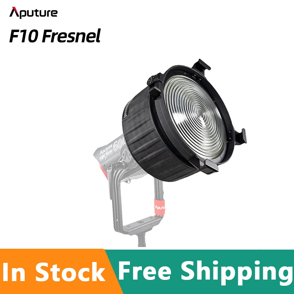 Aputure-F10-Fresnel-Lens-with-F10-Barndoors-for-Studio-Film-Video-Light ...