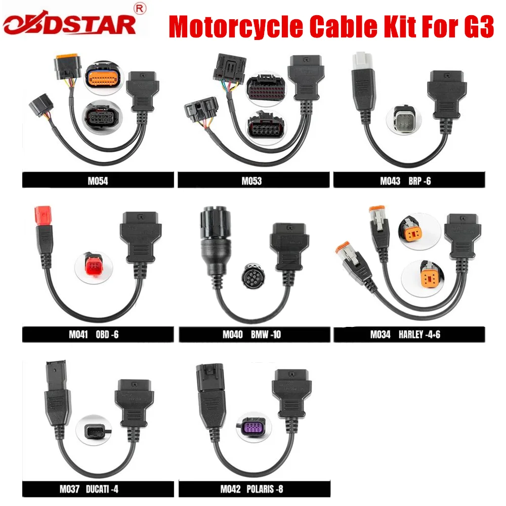 OBDSTAR-Motorcycle-Cable-Kit-For-G3-M034-M037-M040-M041-M042-M043-M053 ...