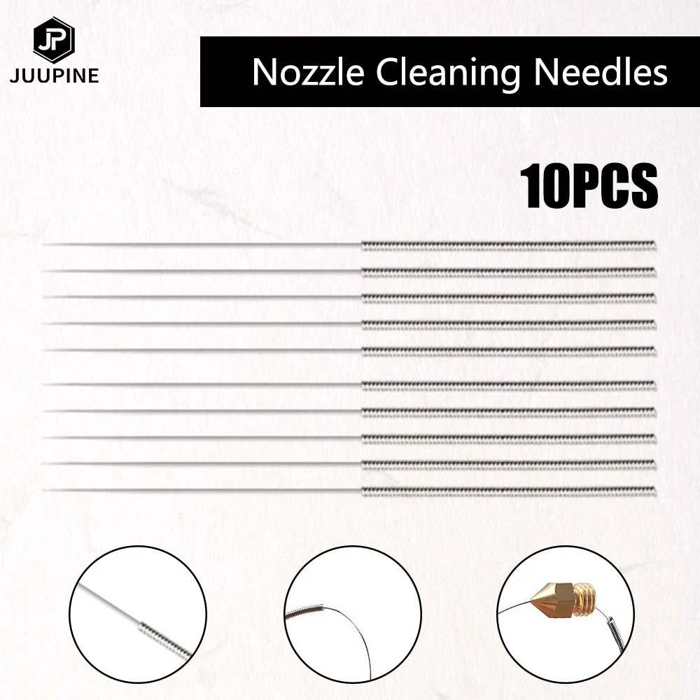 10PCS-Nozzle-Cleaner-Cleaning-Needle-Tool-Drill-Stainless-Steel-Needles ...