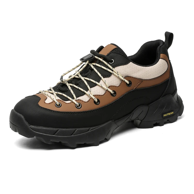 High Quality Leather Hiking Shoes Durable Outdoor Sport Men Trekking ...