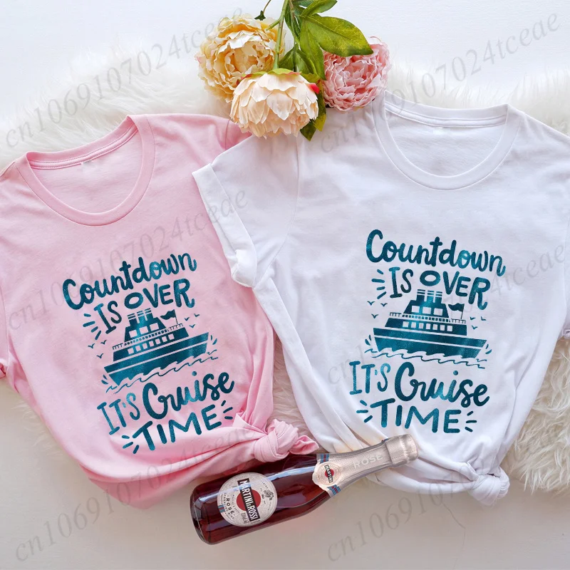 Countdown Is Over It's Cruise Time T-shirts, Cruise Vacation Tshirts ...