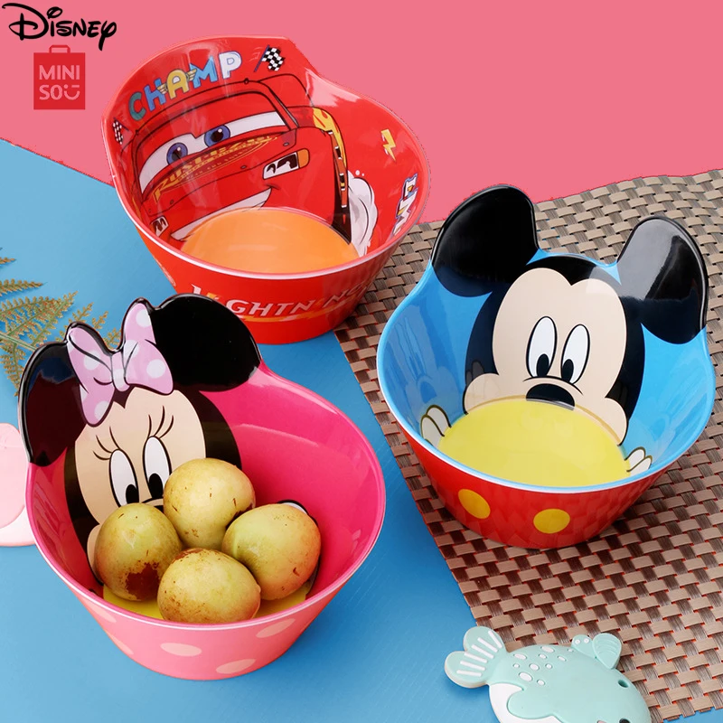 MINISO-Disney-Mickey-Ceramic-Bowl-Kawaii-Cartoon-Children-Ramen-Bowl ...