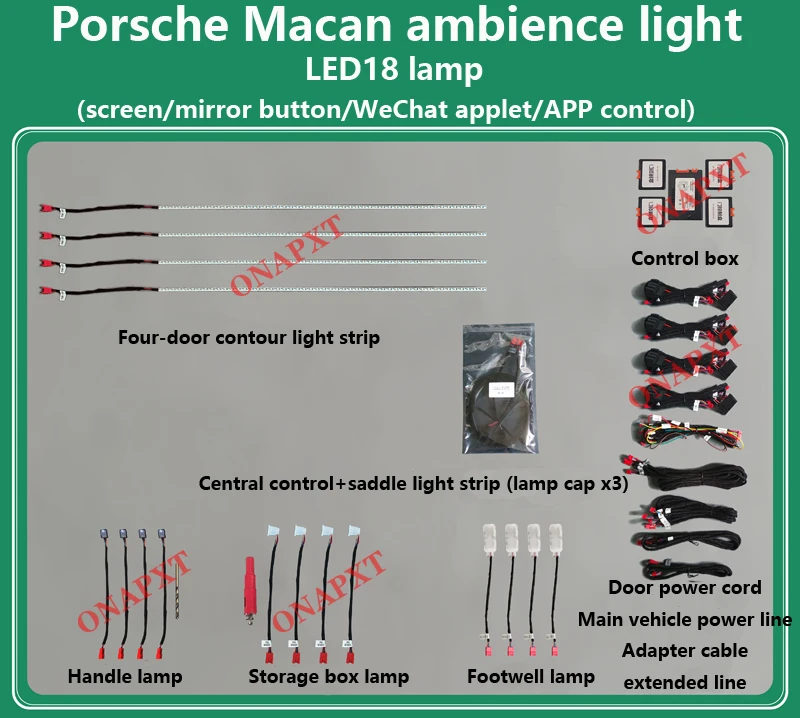 Car-illuminated-Door-Panel-Ambient-Light-Set-Decorative-Atmosphere ...