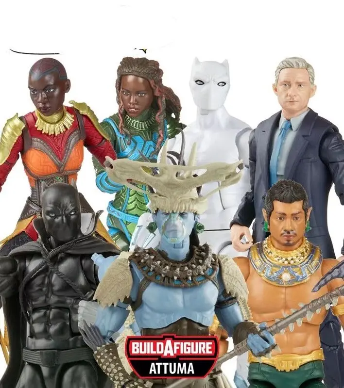 Marvel Legends Black Panther Hatut Zeraze Nakia Okoye Ross Namor Attuma ...