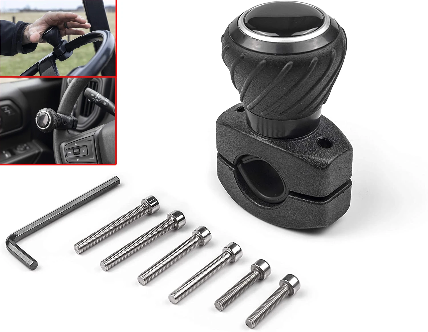 1set Universal Power Handle Steering Wheel Power Handle Spinner Knob ...